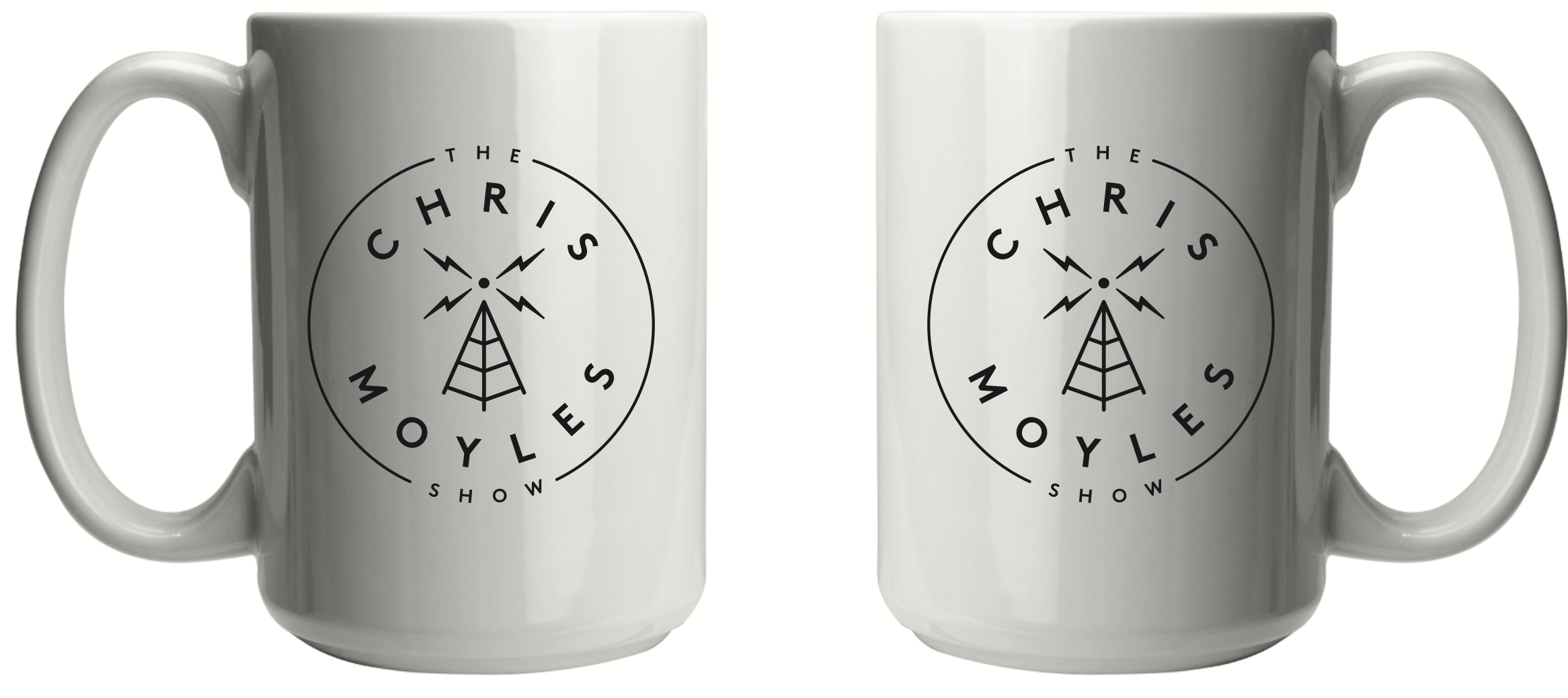 The Chris Moyles Show Oversize 'Stein' Mug - White – Chris Moyles Merch